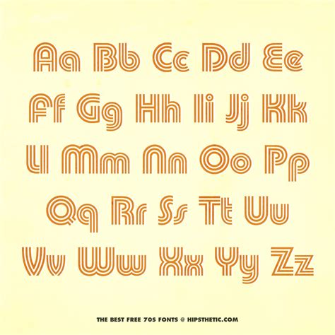 The Best Free 70s Fonts Hipsthetic