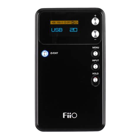 Fiio E17 User Manual Pdf Download Manualslib