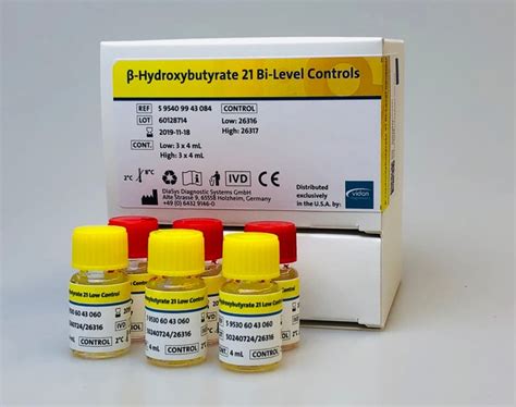 Vidan Diagnostics Beta Hydroxybutyrate Bhb Bi Level Controls 1 Kit Buy Online Vidan
