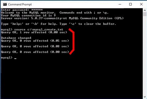 Mysql Create Table Script