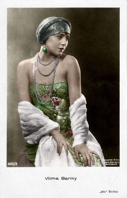 Vilma Banky Colorized By Luiz Adams Silent Film Silent Film Stars
