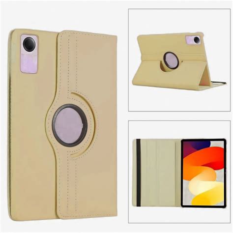 Ripley FUNDA GIRATORIA PARA TABLET XIAOMI REDMI PAD SE DORADO