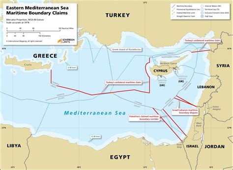 Maritime Borders Map