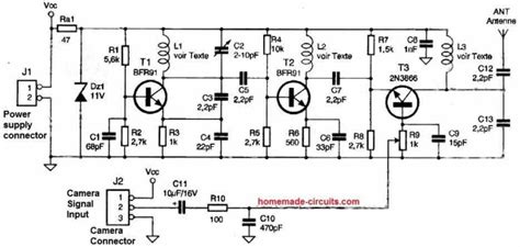 Video Transmitter Circuit Homemade Circuit Projects