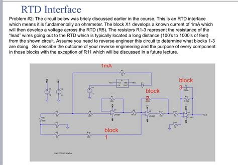 Solved RTD InterfaceProblem The Circuit Below Was Briely Chegg Com