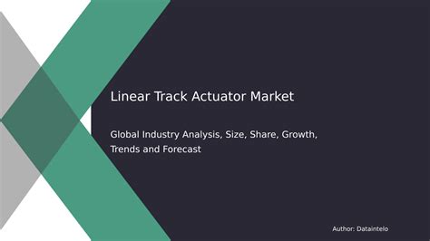 Linear Track Actuator Market Report Global Forecast From 2025 To 2033