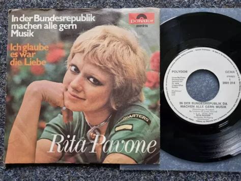 Rita Pavone In Der Bundesrepublik Machen Alle Gern Musik Single Promo Eur Picclick It