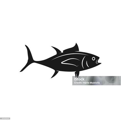 참치 물고기 아이콘 디자인 템플릿 벡터 격리 된 일러스트레이션 0명에 대한 스톡 벡터 아트 및 기타 이미지 0명 강 낚시 Istock