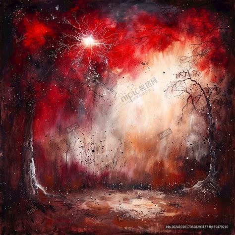 Ai创作图红枫树油画 梦幻油画枫叶图 星空抽象画 美丽唯美星空抽象画 浪漫星空璨星空装饰画 手绘雪夜风景无框画 装饰画浪漫星空 现代画家居饰画