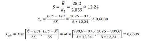 Cpk Calculation Formula