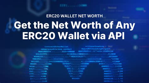how to get the net worth of any erc20 wallet via api coins league