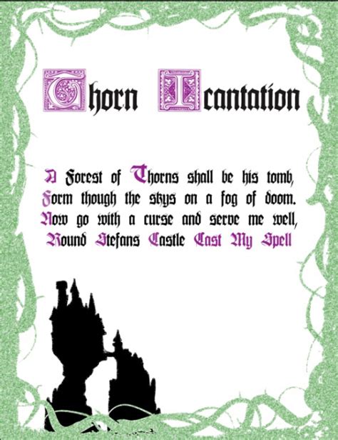 A Disney Halloween Spell Book Pages