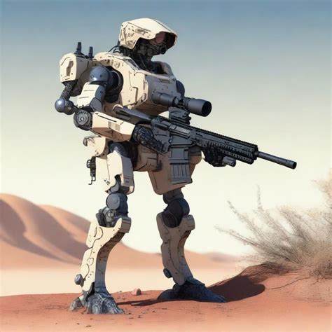 Sniper Robot On Sentry Duty