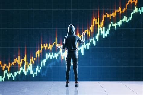 Premium Photo Hacker Using Glowing Stock Analytics