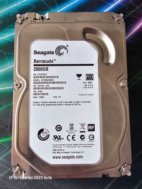 Seagate Barracuda 2tb 35 Sata 14359400300 Oficjalne Archiwum Allegro