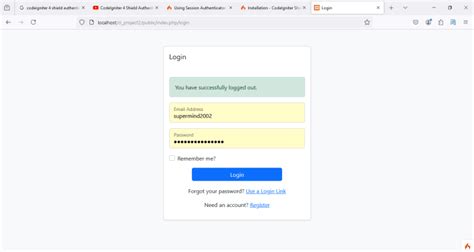 Codeigniter 4 Shield Authentication Fyp Solutions