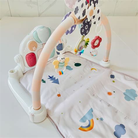 Dundun ️ 하베브릭스 바람개비 아기체육관 아기 장난감으로 요즘 너무 유명한 브랜드 하베브릭스의 아기체육관 선물받은 후기 가져왔어요 아기 있는 집이라면 필수육아