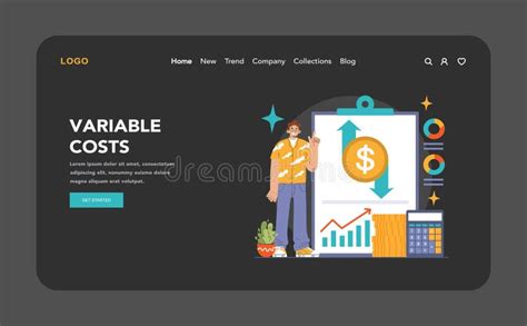 Economies Of Scale Dark Or Night Mode Web Or Landing Company Stock