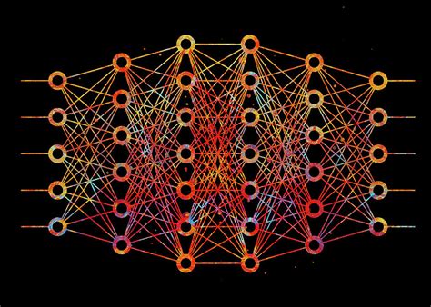 Neural Network Science Art Print Ann Topology Poster Artificial