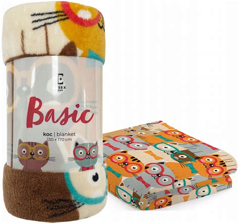 KOC BASIC KOT KOTKI 130X170 CM DLA DZIECI (5903997104063) • Cena ...