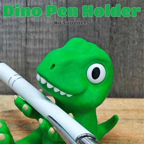 👶 Portabolígrafos Lindo Bebé Dinosaurio T Rex Sin Soportes