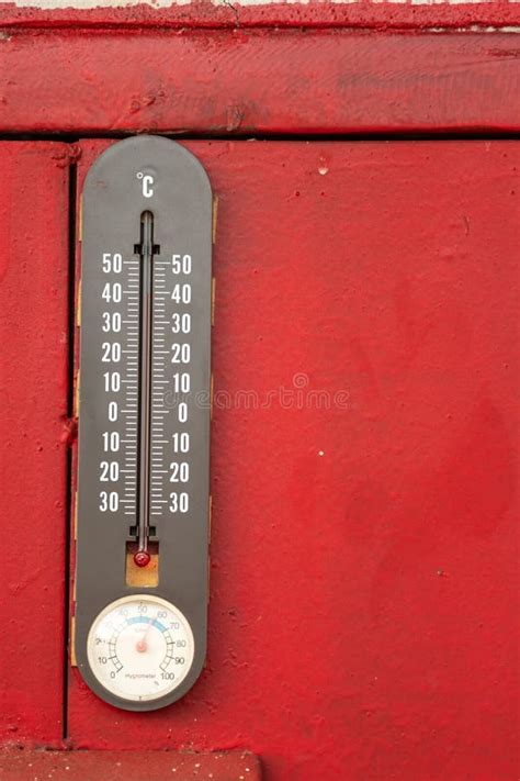 Traditional Thermometer For Measuring Body Temperature In Hand Stock Image Image Of Isolated