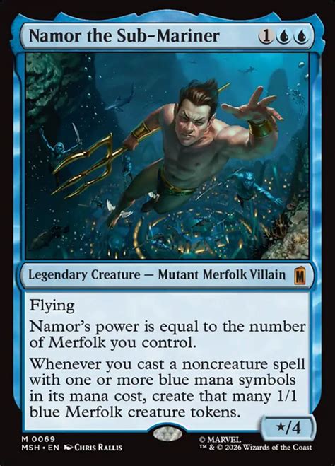 Namor The Sub Mariner Magic The Gathering Mtg Cards