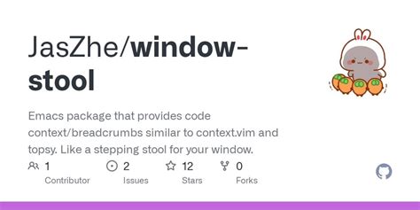 window stool emacs package that provides code context breadcrumbs similar to context vim and