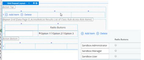 Radio Buttons In Repeating Grid Support Center