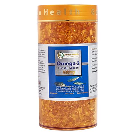 Salmon Fish Oil Omega 3 Golden Health Pharmaceuticals