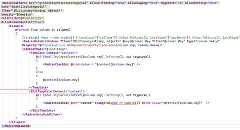 Datagrid Incell Editing With Checkbox Radzen Blazor Components Radzen