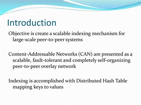 Ppt A Scalable Content Addressable Network Powerpoint Presentation