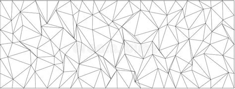 Geometric Chaos Pattern With Irregular Triangular Shapes For Modern Design Backgrounds Stock