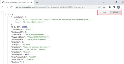 Building Odata Services 7 Json Formatter Extension Discovering Abap