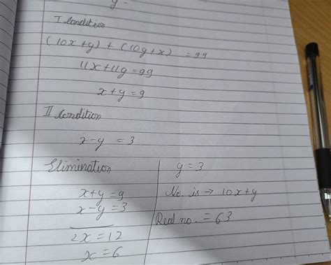 The Sum Of A Two Digit Number And The Number Obtained By Reversing The Digits Is 99 If The