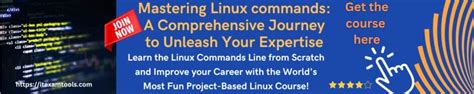 mastering linux commands a journey to unleash your expertise