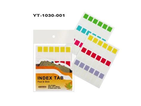 Index Tab Yidu