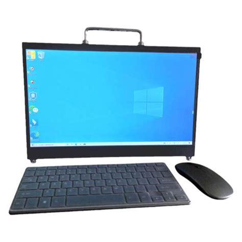 DIY Acrylic All In One Desktop Computer Case ITX Motherboard Half Height Graphics Card Monitor