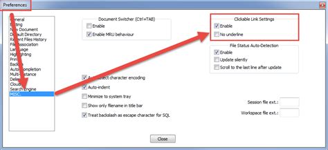 select links by double clicking them or a specific part of them notepad community