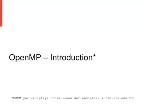 Ppt Openmp An Introduction To Multithreaded Parallelism Powerpoint