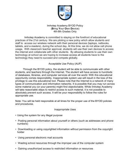 Byod Policy Pdf Free To Edit Download Print CocoDoc