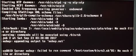UnRAID Boot Screen General Support Unraid