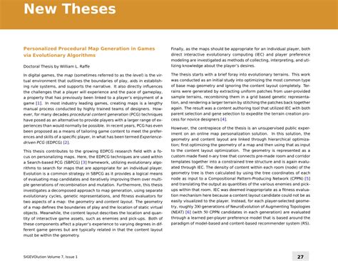 pdf personalized procedural map generation in games via evolutionary algorithms