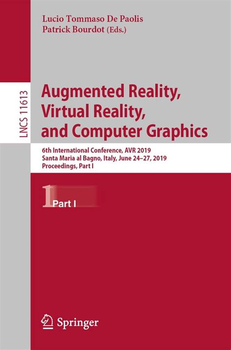 Lecture Notes In Computer Science 11613 Augmented Reality Virtual
