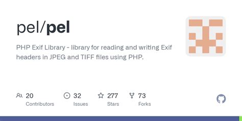 Github Pelpel Php Exif Library Library For Reading And Writing Exif Headers In Jpeg And