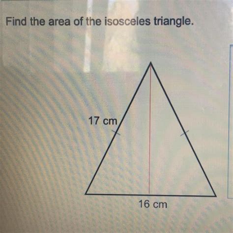 Isosceles Triangle Using Pythagoras At Esteban Burke Blog