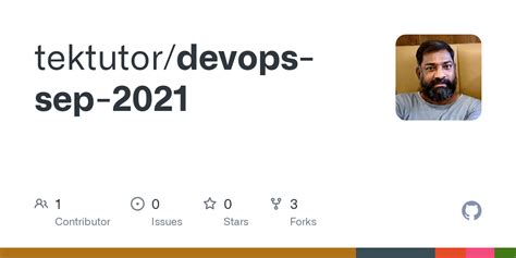 GitHub Tektutor Devops Sep