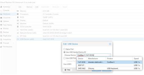 Conbee Ii Usb Not Working In Haos 61 Running As Vm In Proxmox R