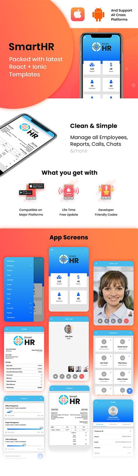 smarthr hr payroll project and employee management code market