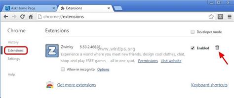 How To Remove Zwinky Toolbar Browser Hijacker WinTips Org